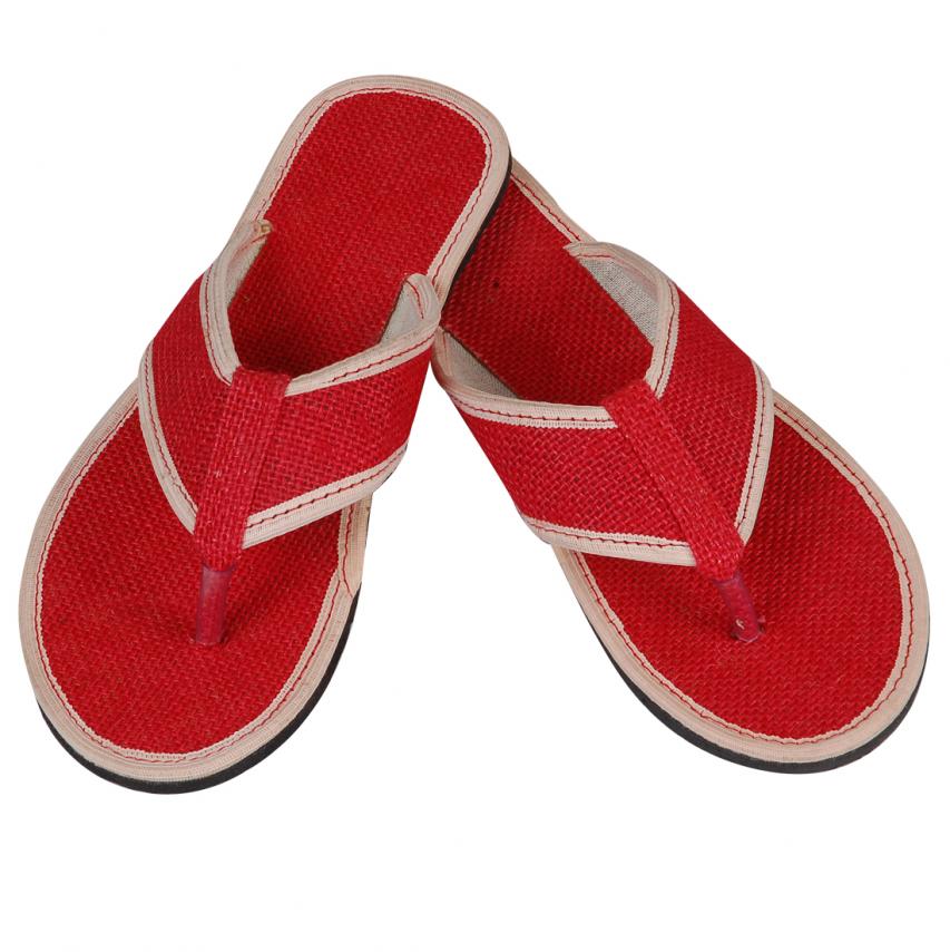 Handicraft Jute Chappal SBFT03 - Sangeetha Bags